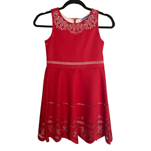 Truly Me | Dresses | Nwtred Laser Cut Dress | Poshmark